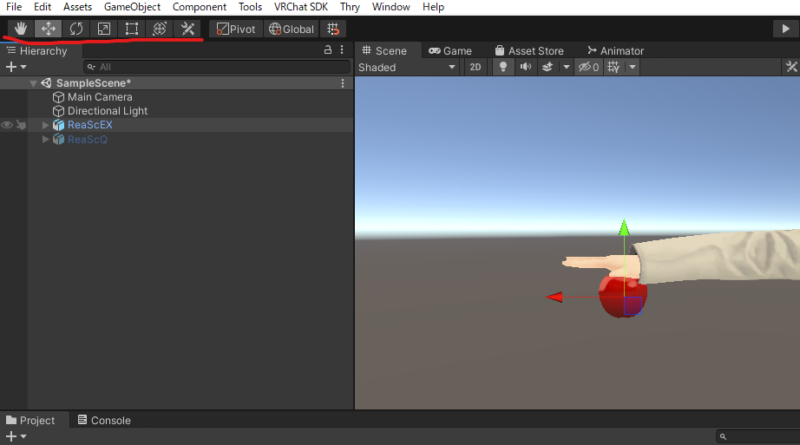 Expressions Menuで小物を出し入れする[VRChat Avatars 3.0] - 美少年開発研究所