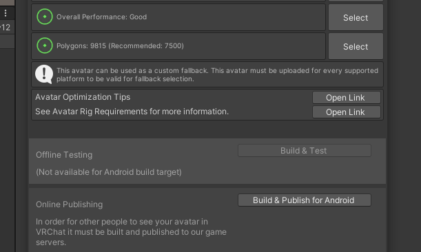 Fallback Avatarを利用する[VRChat Avatars 3.0] - 美少年開発研究所